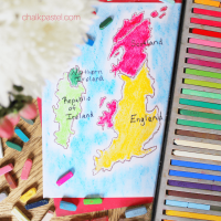 Chalk Pastels Great Britain Themed Homeschool Art with Nana - You ARE ...