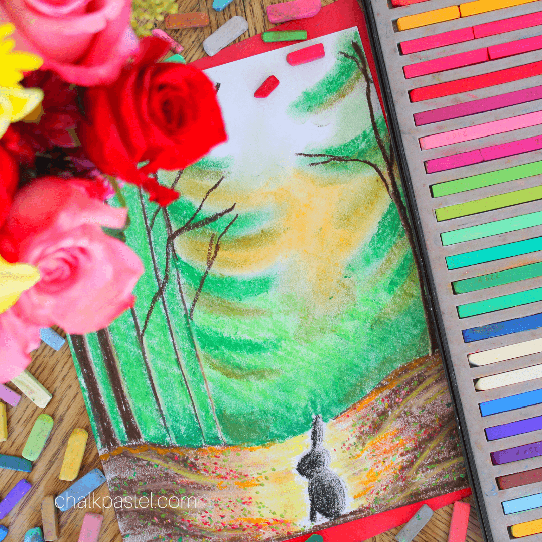 Chalk Pastel Green Ember Art Lessons - You ARE an ARTiST!