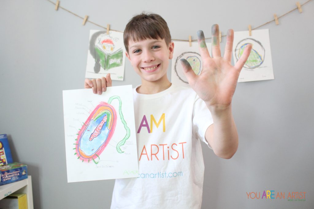 Small But Mighty Cell Activities For Your Homeschool - You ARE an ARTiST!